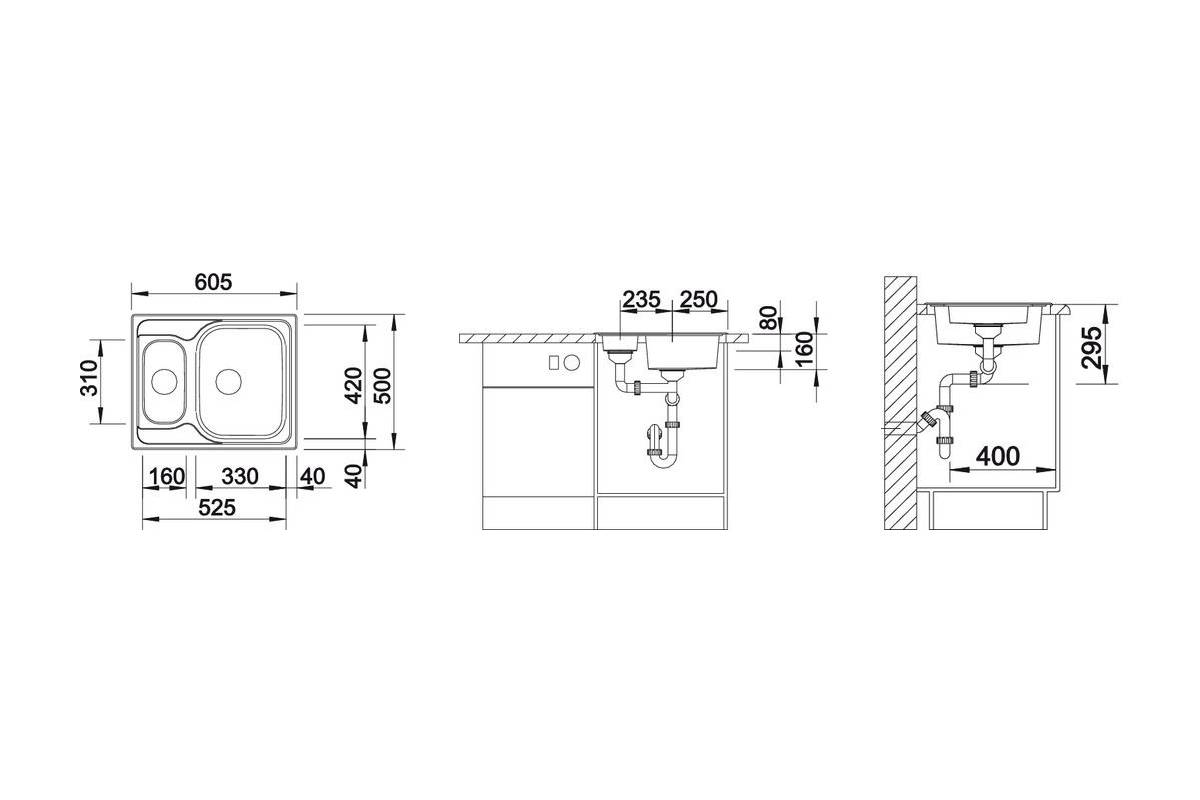 Toković sudopere - BLANCO TIPO 6 Basic
